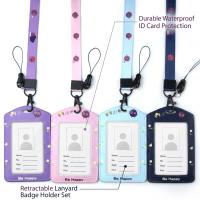 China ABS Fashion Style Custom UV Print Lanyard Including ID Card Badge Holder Functional Credit Card Promotion Gift Item for sale