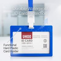 China Business Id Card Identification Holders Name Tag PP Plastic 6011 6012 for sale