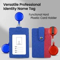 China YOYO clip Business Gifts Badge Holder 35 Pt Card Holder 4 color Print Method Smart Real Badge Staff Low Moq for sale