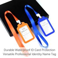 China Silicone Nurse Name Card Holder Lanyard Badge Reel For Corporate Identification for sale