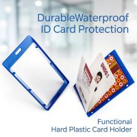 China Business Id Card Identification Holders Name Tag PP Plastic 6011 6012 for sale