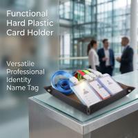 China Customized Color Aluminum Alloy Fashion Style ID Holder and Badge Holder for Work Gifts for sale
