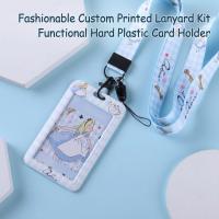 China ABS Fashion Style Custom UV Print Lanyard Including ID Card Badge Holder Functional Credit Card Promotion Gift Item for sale