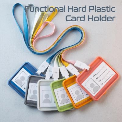China 95.6mm 78.5mm Uhoo Id Card Holder Lanyard Protector Badge Metal for sale