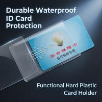 China Fashion Soft PVC Card Protectors Horizontal Toploader Style Design Perfect Business Card Holders for IDOL and Star Cards for sale