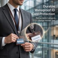 China No closure PVC card and passport holder custom printed logo ID badge accessory suitable for corporate identification for sale