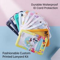 China Promotion Gift Custom Lanyard Id Card Holder Badge UV Card Holder Safe Credit Credit Card Holder Id Card Protector for sale