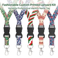 China Plastic Custom Printed Logo Abs ID Card Holder Lanyard Work Identity Badge Holder Festive Christmas Gifts Option for sale