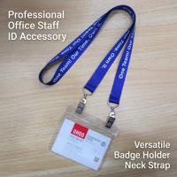 China Double End Pass Holder Lanyard string Clip Sublimation 20mm Thick for sale