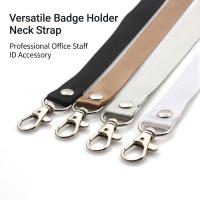 China Sublimation Polyester Employee Id Credential Holder Lanyard Keychain Lobster Hook Offset Printing for sale