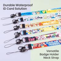 China ODM Nylon Anime Lanyard String Badge Id Card Holder Neck Lanyard Digital Printing for sale