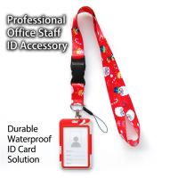 China Customized Plastic Lanyard String Badge Clip Sublimation Printed 25mm Thick for sale