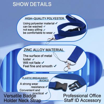 China Bulk Nylon Mobile Phone Lanyard String ID Card Holder Tag Letterpress Printing for sale