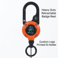 China Stainless Steel Mountain Compass Keychain Bulk Retractable Heavy Duty Personalized for sale