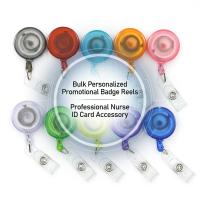 China Customised Retractable Badge Reels For Nurses Yoyo ID Card Holder 90cm for sale