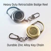 China Zinc Alloy Nurse Id Badge Reels Outdoor Retractable Key Holders for sale