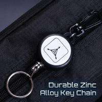 China ODM Retractable Badge Reels Holder Keychain Metal Telescopic Buckle Heavy Duty for sale