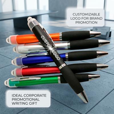 China Plastic Flash Pressurized Ballpoint Pen For Advertising Promotional Writing Gift Customized for sale