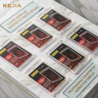 China Transparent Acrylic Magnetic Birthday Greeting Card Display Stand Holder Stands for sale
