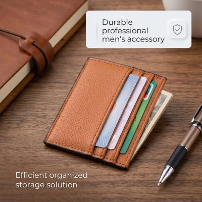 China Mens Rfid Blocking Id Card Holder Wallet With Compartments OEM for sale