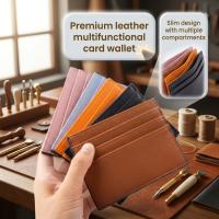 China Mens Rfid Blocking Id Card Holder Wallet With Compartments OEM for sale