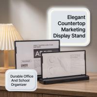 China A6 Perspex Business Card Display Holder Stand Calendar For Office School ODM for sale