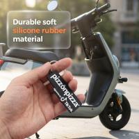 China Soft Rubber Silicone LED Sublimation Keychains Holder PVC Abiner Motorcycle for sale
