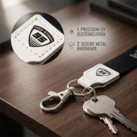 China Custom Polyester Neck Key Holder Lanyard Gravure Printing for sale