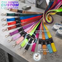 China Breakaway Sublimation Keychain Lanyard Key Holder Neck Strap Letterpress Silk Screen Printing for sale