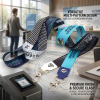 China Custom Polyester Neck Key Holder Lanyard Gravure Printing for sale