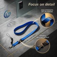 China Breakaway Sublimation Keychain Lanyard Key Holder Neck Strap Letterpress Silk Screen Printing for sale