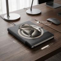 China Customized Reusable Smart Planner Business Journal Notebook Wireless USB Charging for sale
