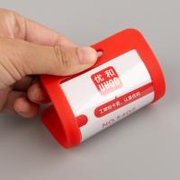 China UHOO Silicone Work Name Tag Holder with Retractable Reel & Lanyard for sale