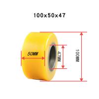 China Stacker forward stacker rubber balance wheel wear-resisting bearing wheel rolling wheel for sale