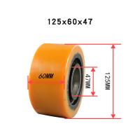 China Stacker forward stacker rubber balance wheel wear-resisting bearing wheel rolling wheel for sale