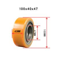 China Stacker forward stacker rubber balance wheel wear-resisting bearing wheel rolling wheel for sale