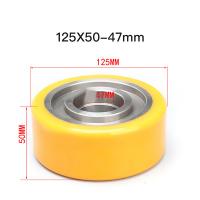 China Stacker forward stacker rubber balance wheel wear-resisting bearing wheel rolling wheel for sale