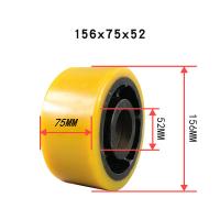 China Stacker forward stacker rubber balance wheel wear-resisting bearing wheel rolling wheel for sale