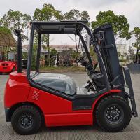 China Four Wheel Counter Balanced Weiht Hydraulic or Mechanical Diesel Forklift Truck 3.5 tonDiesel Engine for sale