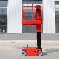 China Column Type Aluminum Alloy High-Altitude Working Platform Self-Walking Working Platform Mast Maximum Lift 6m Lift Table for sale