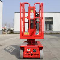 China Column Type Aluminum Alloy High-Altitude Working Platform Self-Walking Working Platform Mast Maximum Lift 6m Lift Table for sale