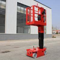 China Column Type Aluminum Alloy High-Altitude Working Platform Self-Walking Working Platform Mast Maximum Lift 6m Lift Table for sale