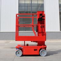 China Column Type Aluminum Alloy High-Altitude Working Platform Self-Walking Working Platform Mast Maximum Lift 6m Lift Table for sale