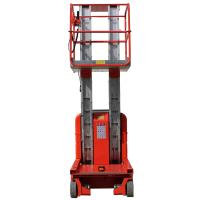 China Self-Propelled Double Mast Aluminum Alloy Aerial Working Platform Manned Lifting Platform for sale