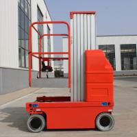 China Self-Propelled Double Mast Aluminum Alloy Aerial Working Platform Manned Lifting Platform for sale