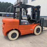 China Air Inflation Tire 5Ton Diesel Powered Forklift With  CE ISO Certification  Forklift Truck for sale