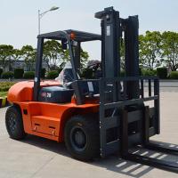 China Seat Driving Diesel Forklift Machenical Manual Parking Brake Diesel Forklift for sale