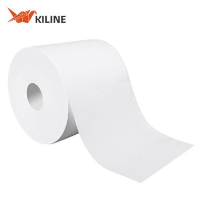 China 3 Ply Heavy Duty Industrial Cleaning Paper Roll Customized Size 54gsm for sale