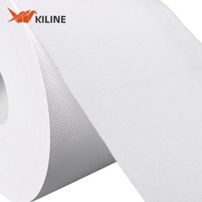 China Pure Wood Pulp Jumbo Industrial Cleaning Paper Roll 18gsm×3 Ply for sale