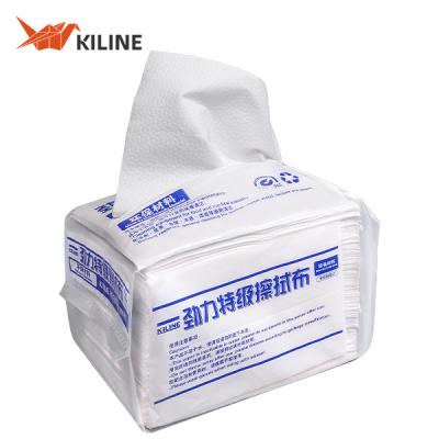 China Industrial Multipurpose Wipe Clean Paper Multi Surface Cleaner Wipes White OEM for sale
